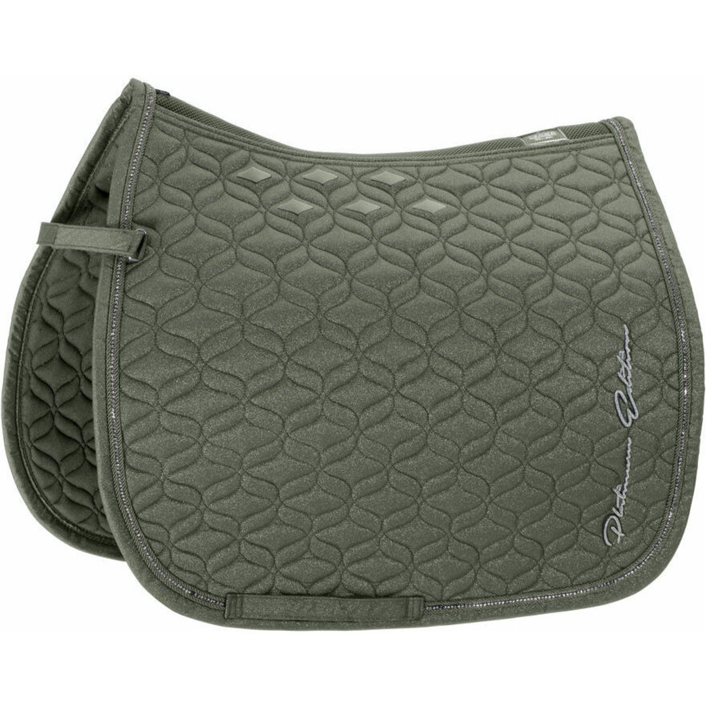2022 Eskadron Sparkle Saddle Cloth 218538 534 150 - Ash Green - Horse - Numnahs | The Drillshed